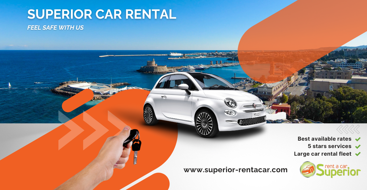 Rent a Car in Rhodes Island Superior / Low cost Car rental